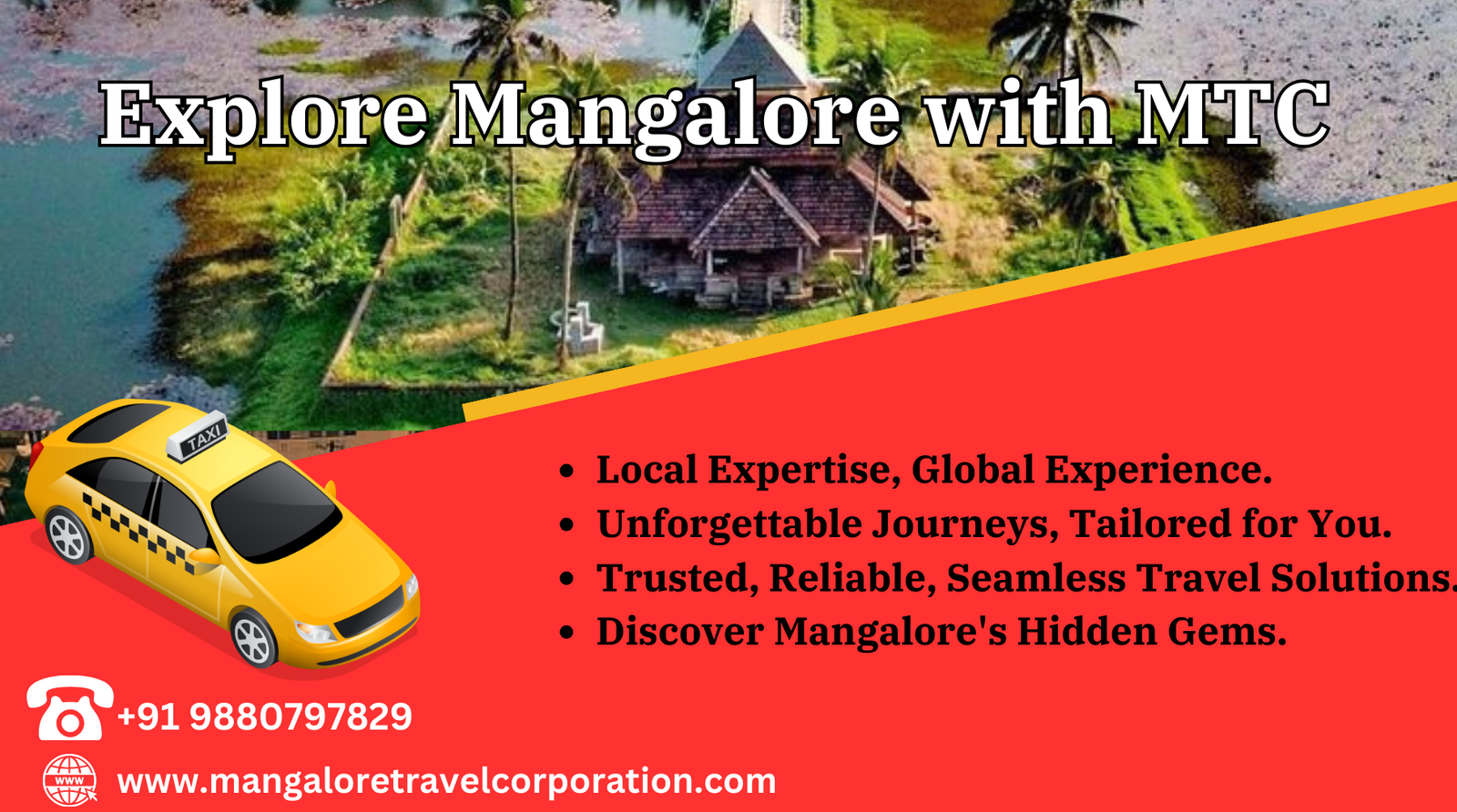 Explore Mangalore with MTC - Travels and taxi service in Mangalore